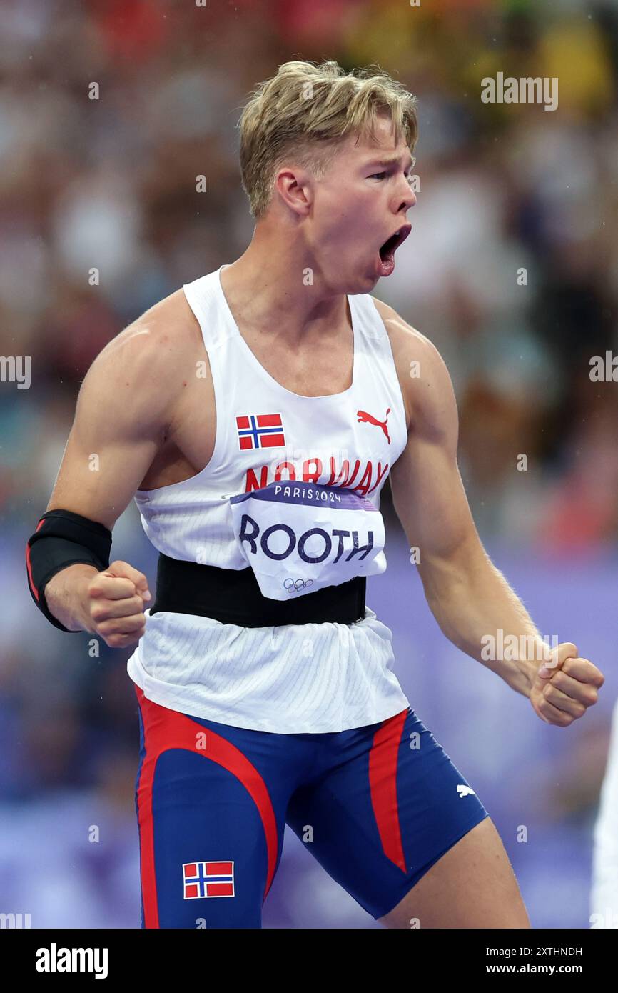 PARIS, FRANCE - AUGUST 03: Markus Rooth of Norway celebrates during the ...