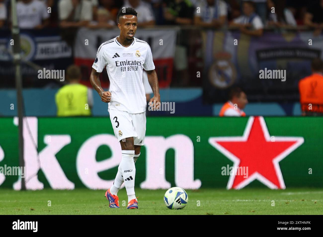 Eder Militao of Real Madrid during the UEFA Super Cup 2024 football ...