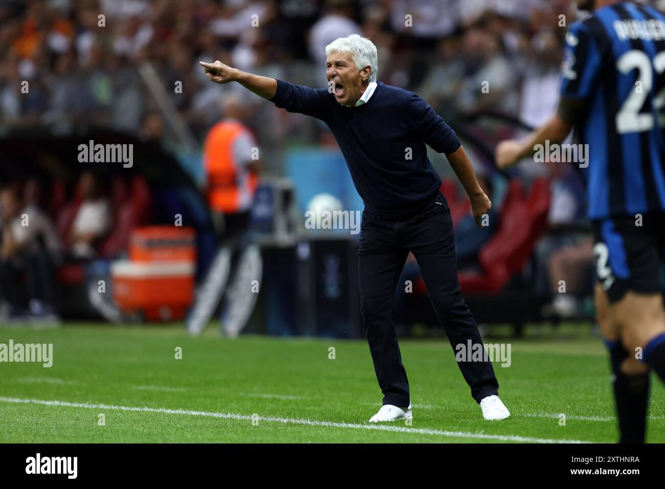 Coach Gian Piero Gasperini of Atalanta during the UEFA Super Cup 2024 ...