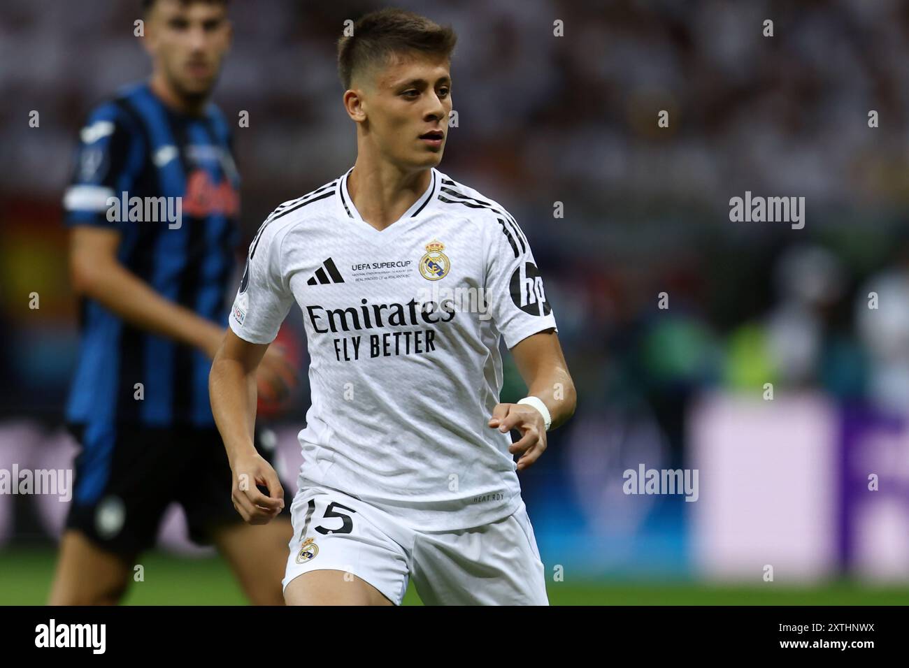 Arda Guler of Real Madrid during the UEFA Super Cup 2024 football match ...