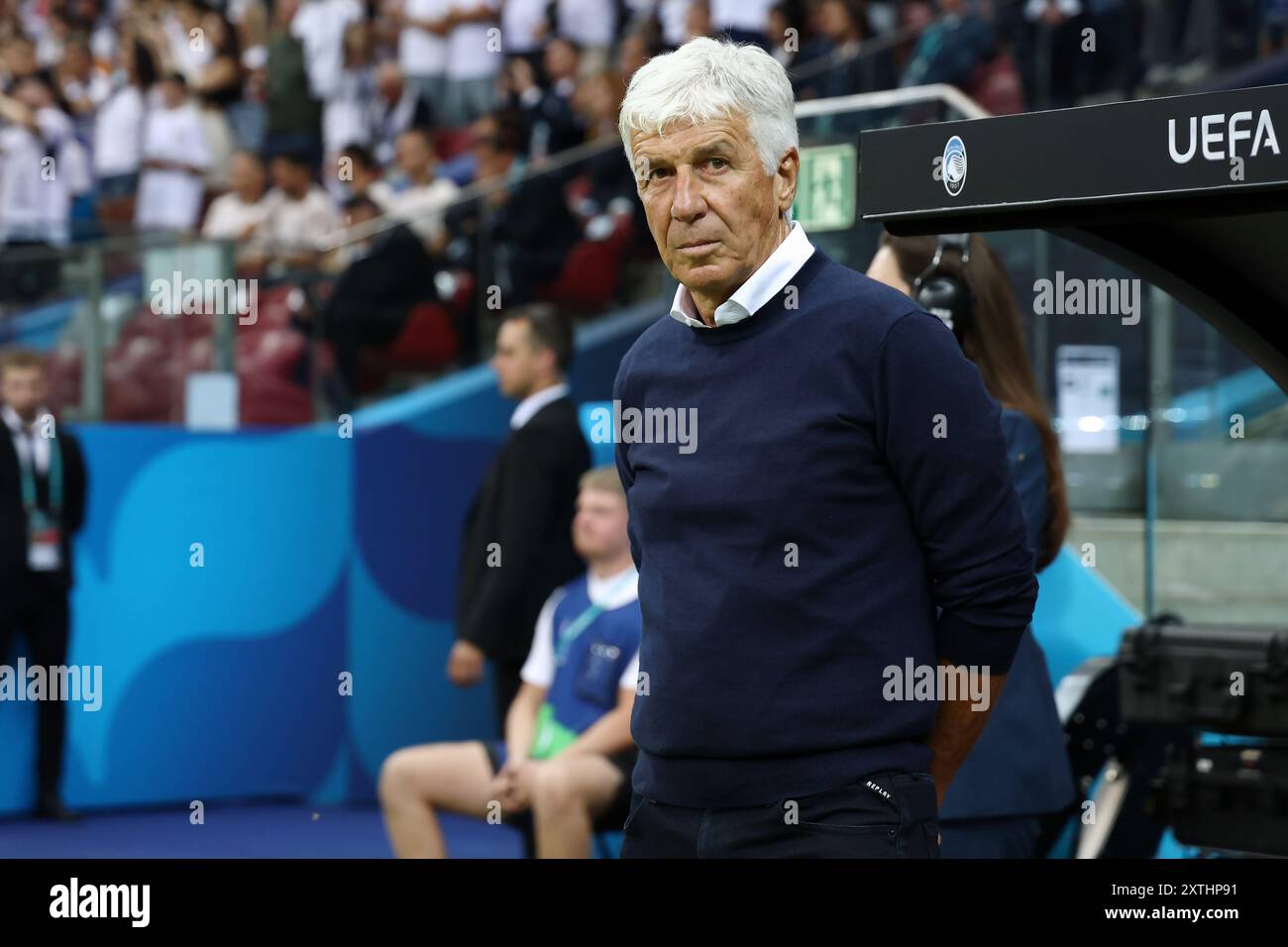 Coach Gian Piero Gasperini of Atalanta during the UEFA Super Cup 2024 ...