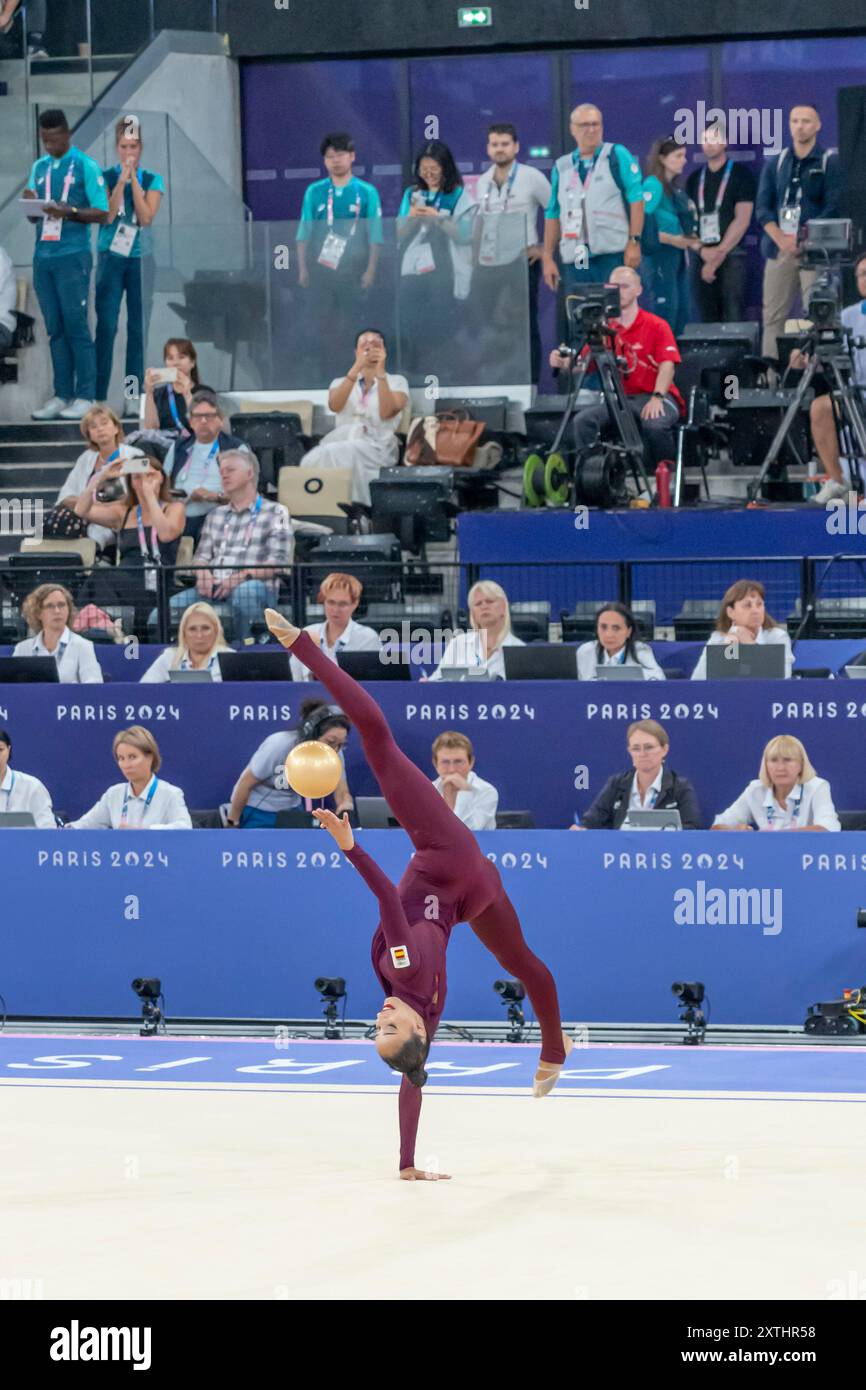 Paris, France - 08 08 2024: Olympic Games Paris 2024. View of wommen's ...