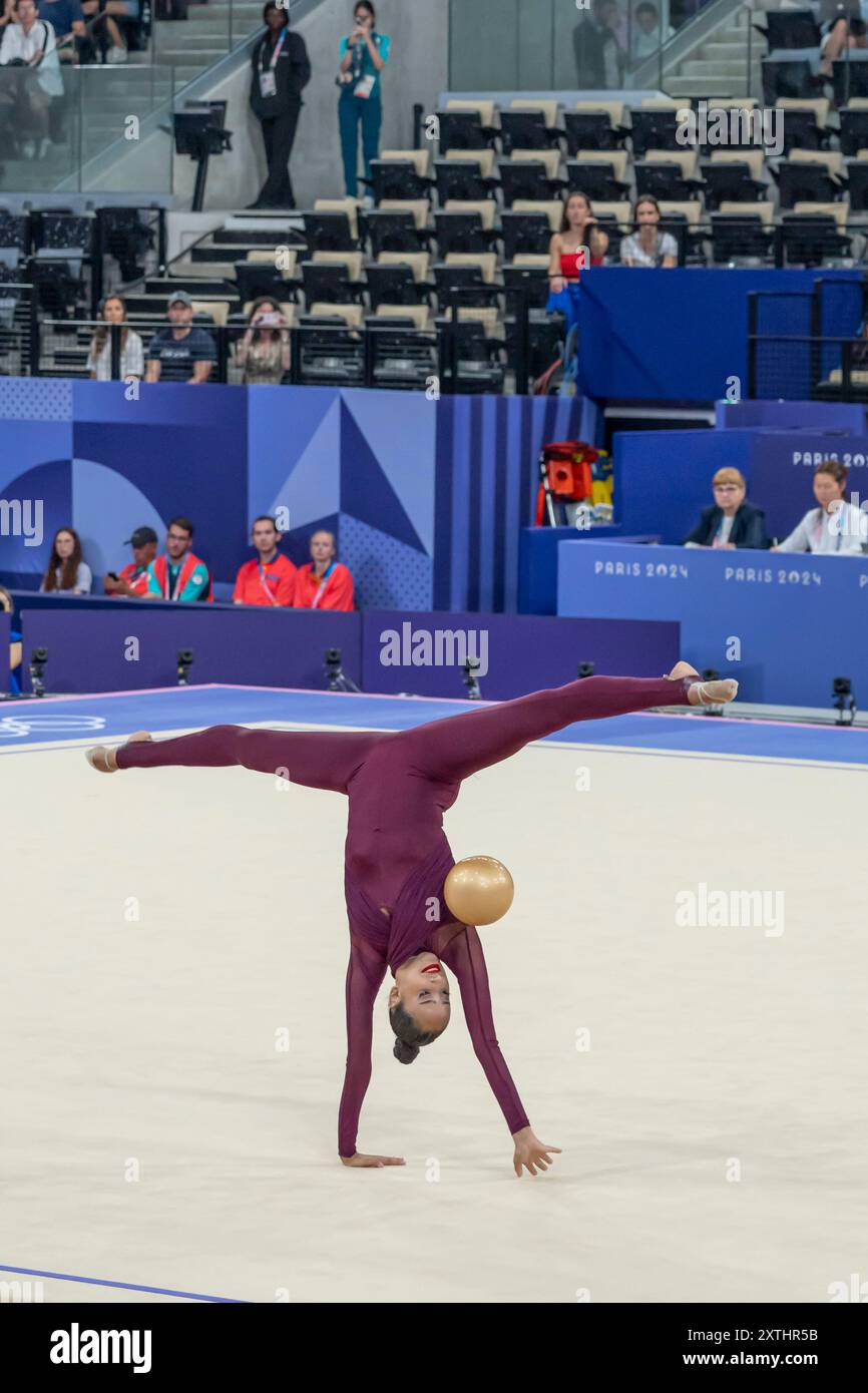 Paris, France - 08 08 2024: Olympic Games Paris 2024. View of wommen's ...