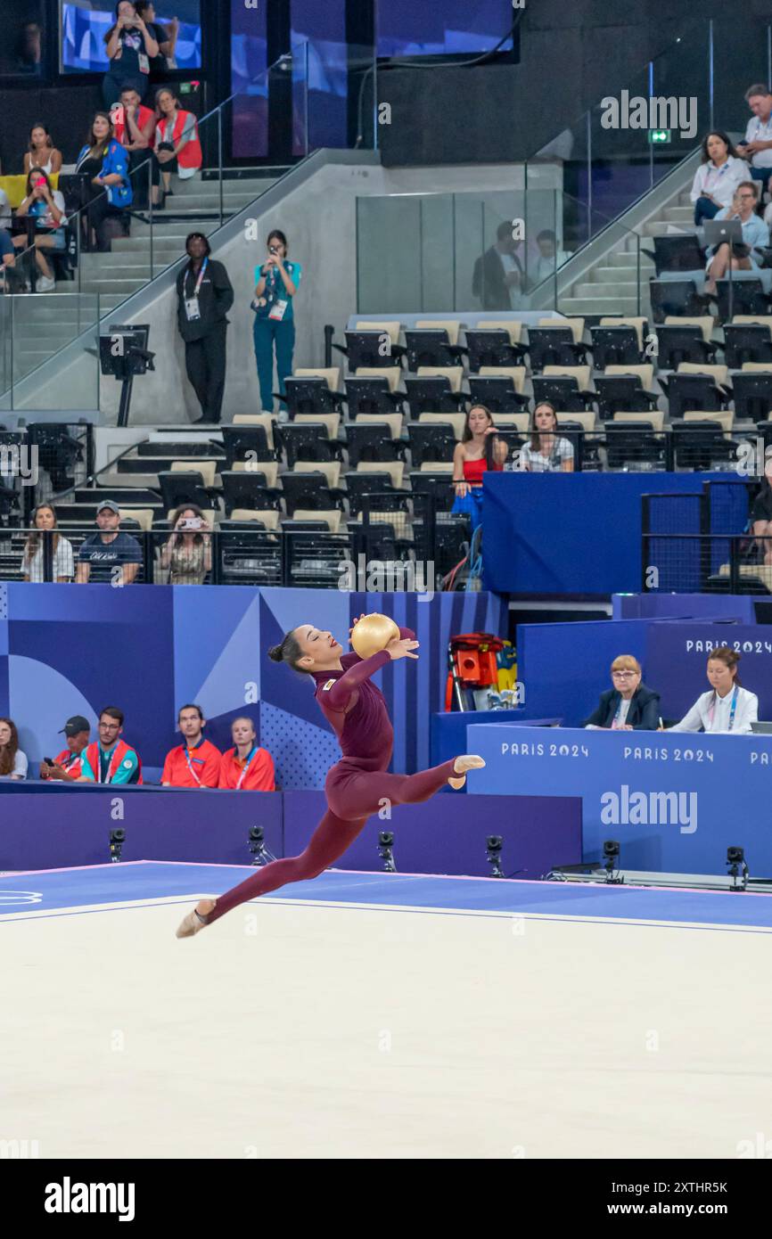 Paris, France - 08 08 2024: Olympic Games Paris 2024. View of wommen's ...