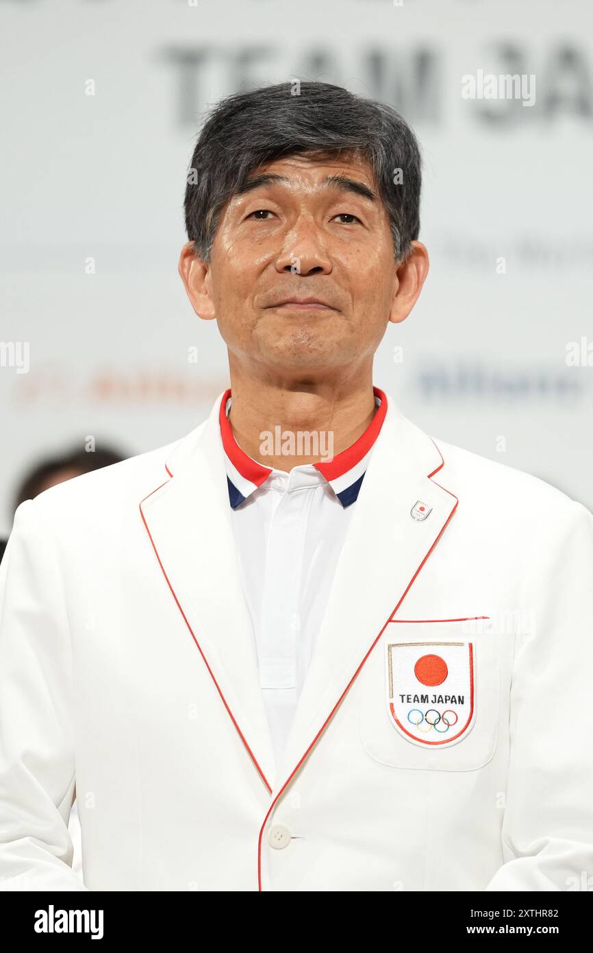 Mitsugi Ogata, AUGUST 14, 2024 : Japan Delegation attend a press ...
