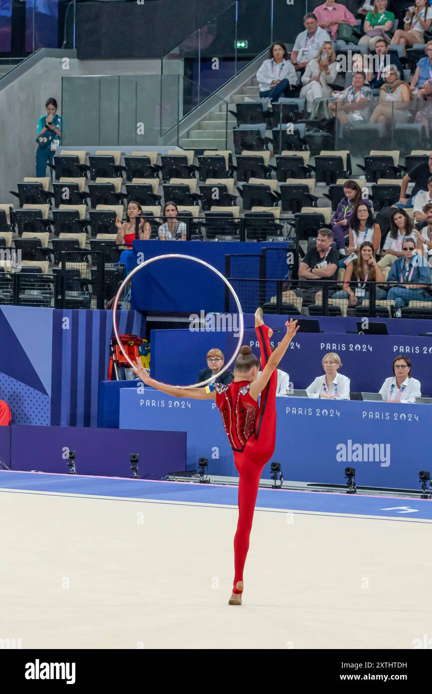 Paris, France - 08 08 2024: Olympic Games Paris 2024. View of wommen's ...
