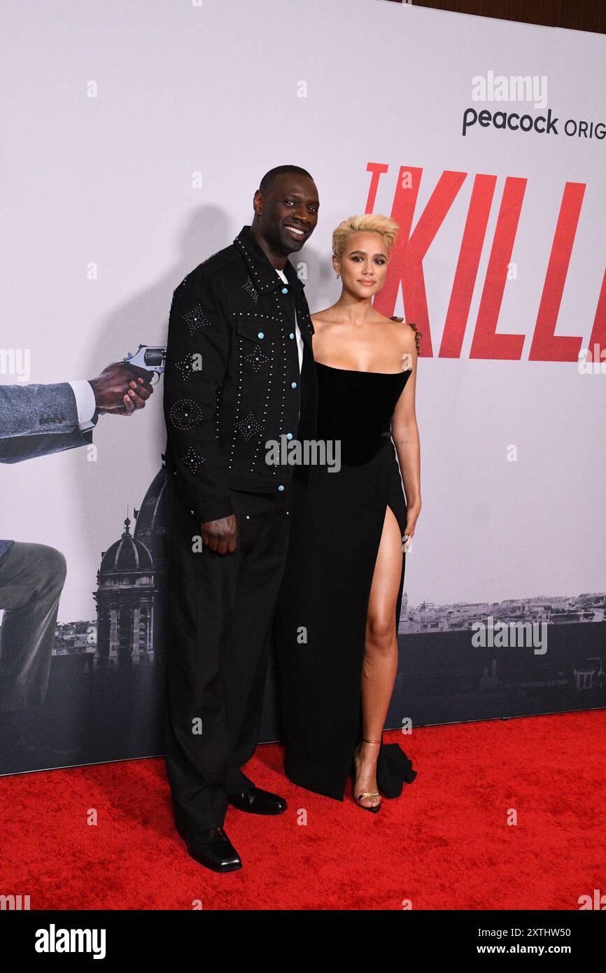 Los Angeles, California, USA 14th August 2024 Actor Omar Sy and Actress ...