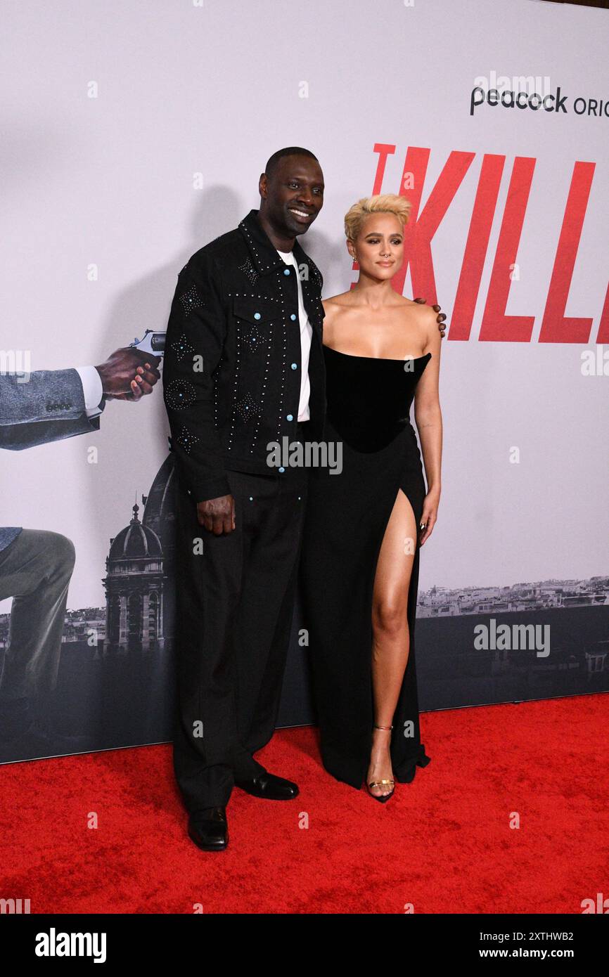 Los Angeles, California, USA 14th August 2024 Actor Omar Sy and Actress ...