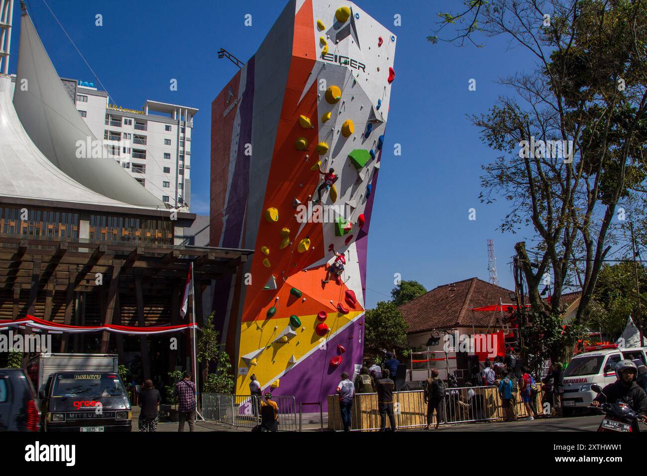 Bandung, West Java, Indonesia. 15th Aug, 2024. Athlete compete during the Eiger Independece ...