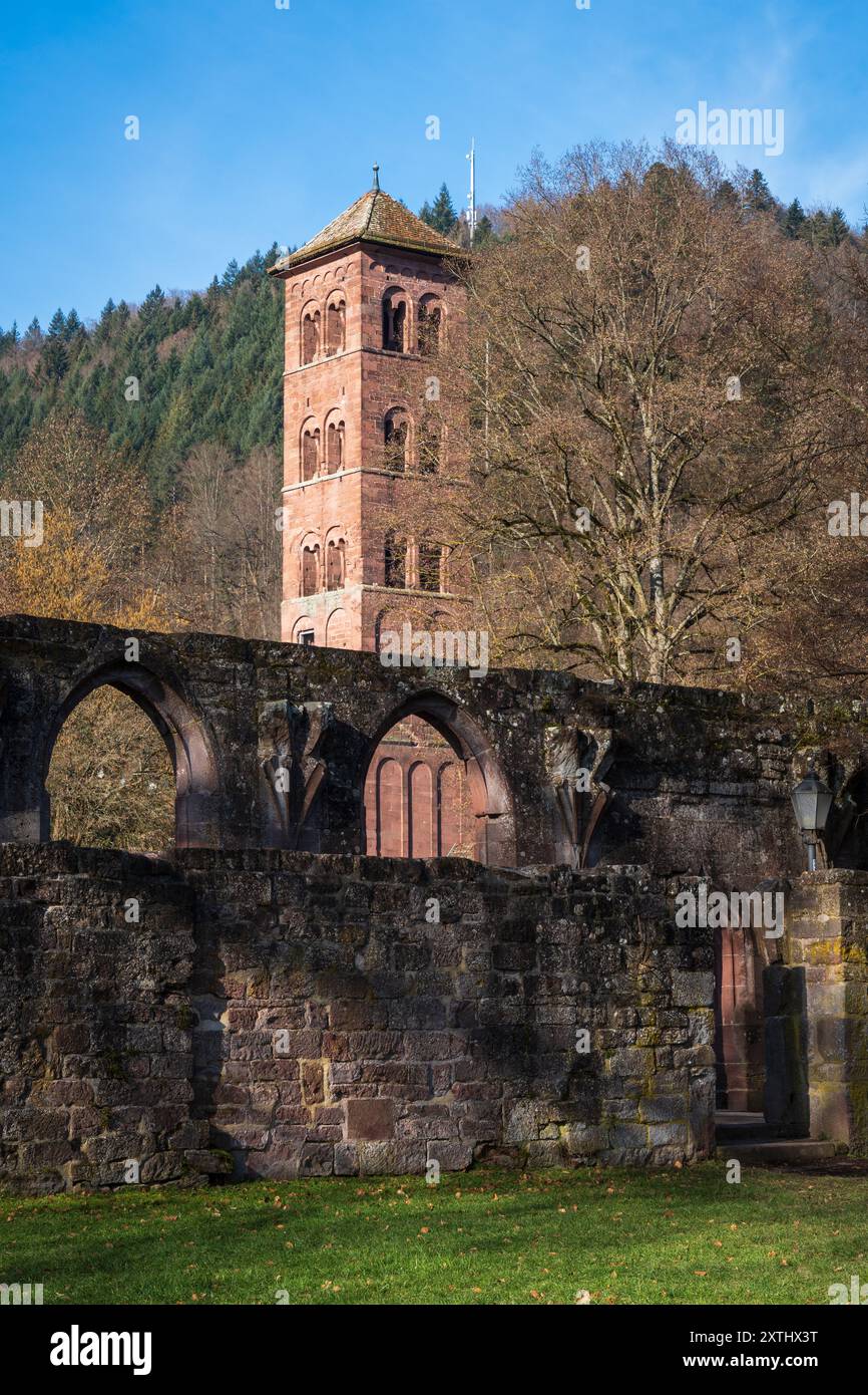 The Hirsau Abbey, formerly known as Hirschau Abbey in the Black Forest ...
