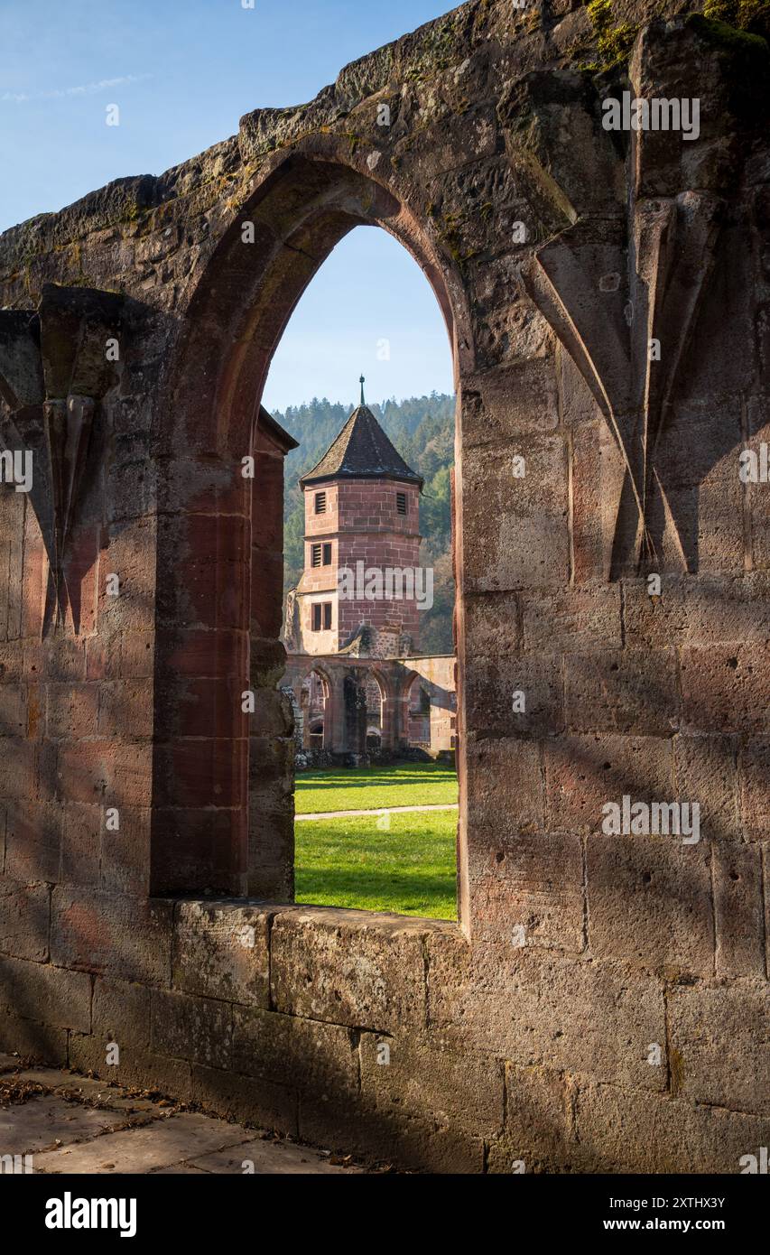 The Hirsau Abbey, formerly known as Hirschau Abbey in the Black Forest ...