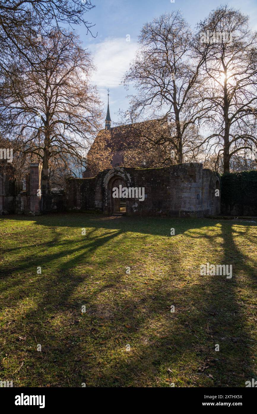 The Hirsau Abbey, formerly known as Hirschau Abbey in the Black Forest ...