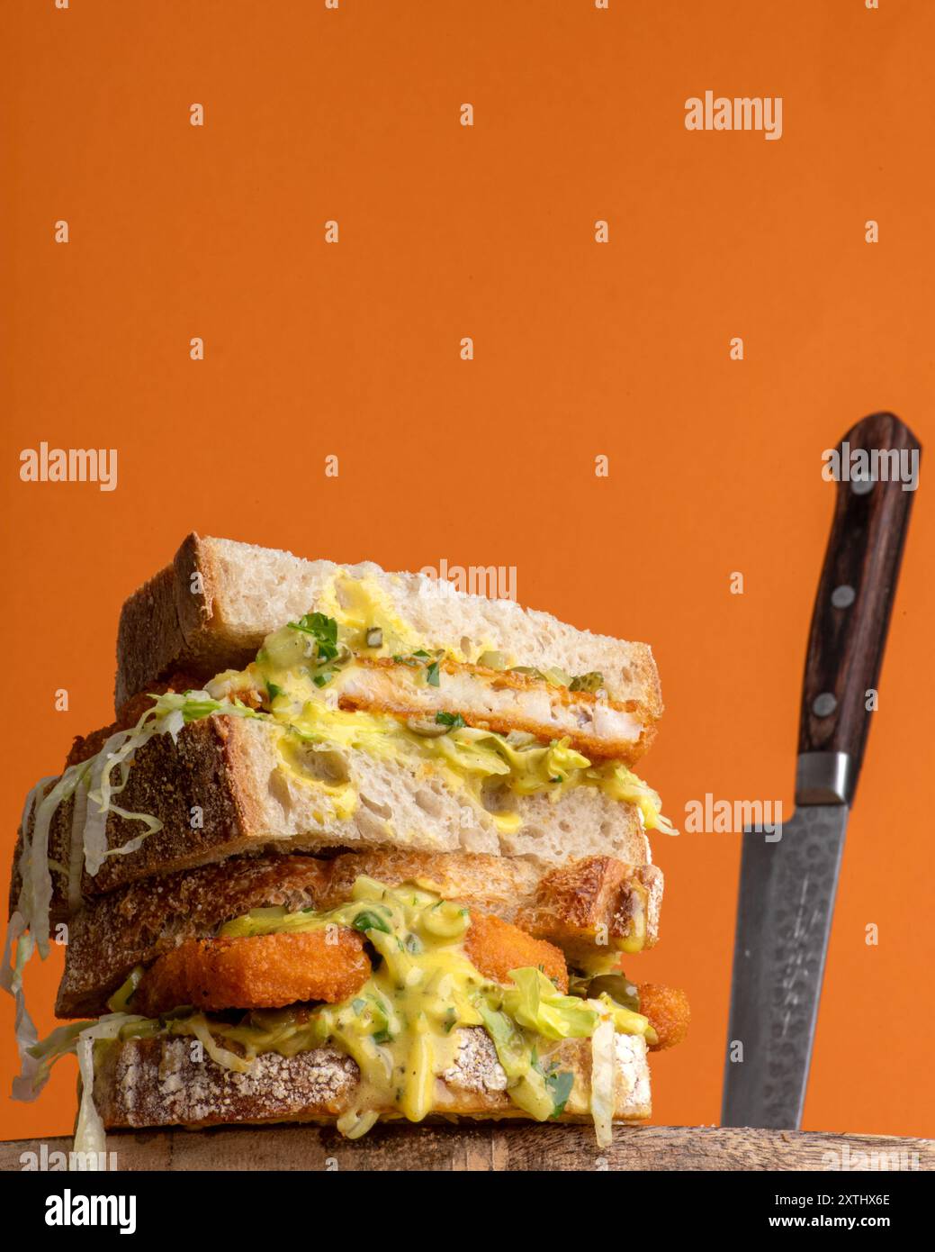 Fish Finger Sandwich Stock Photo - Alamy