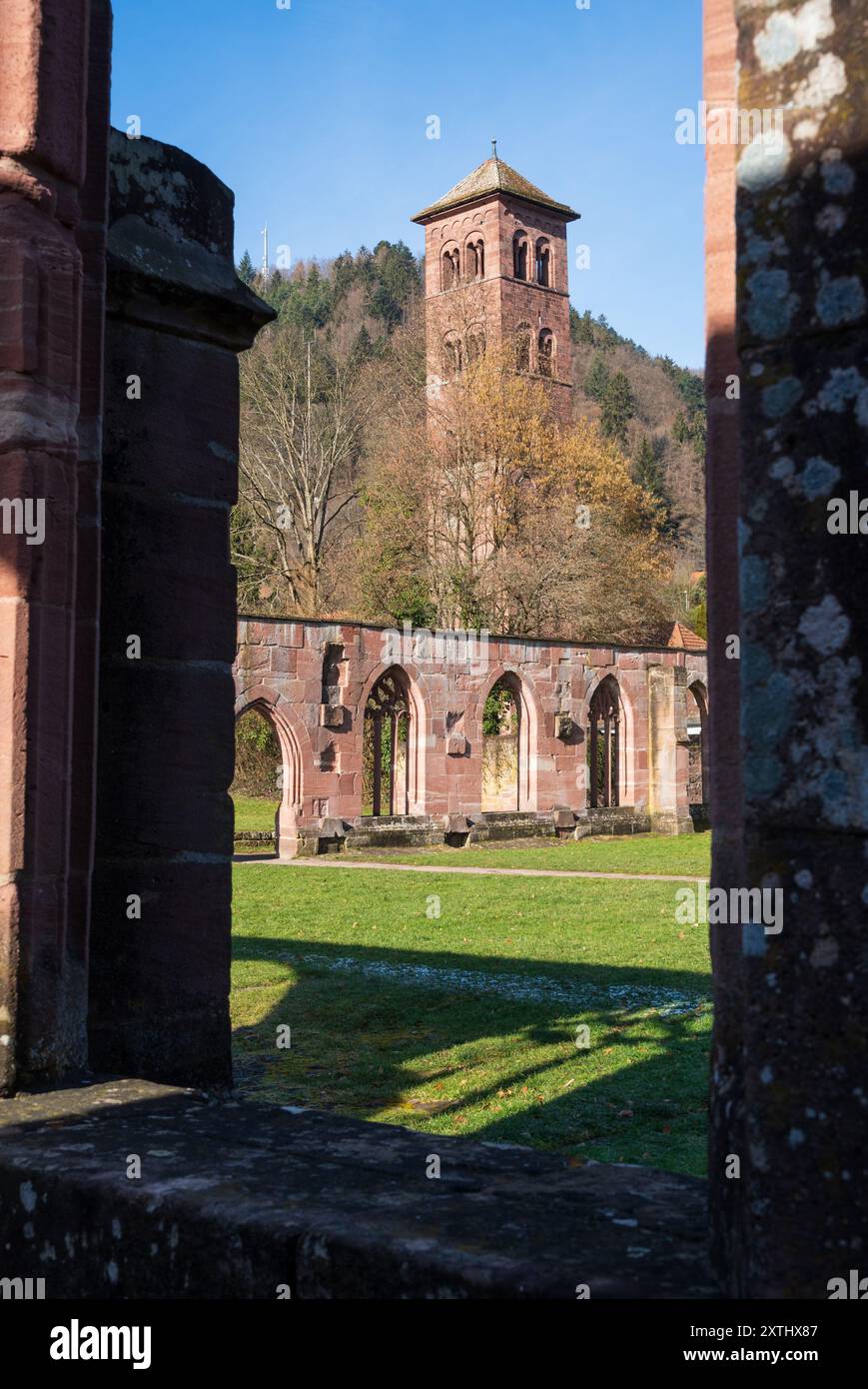 The Hirsau Abbey, formerly known as Hirschau Abbey in the Black Forest ...