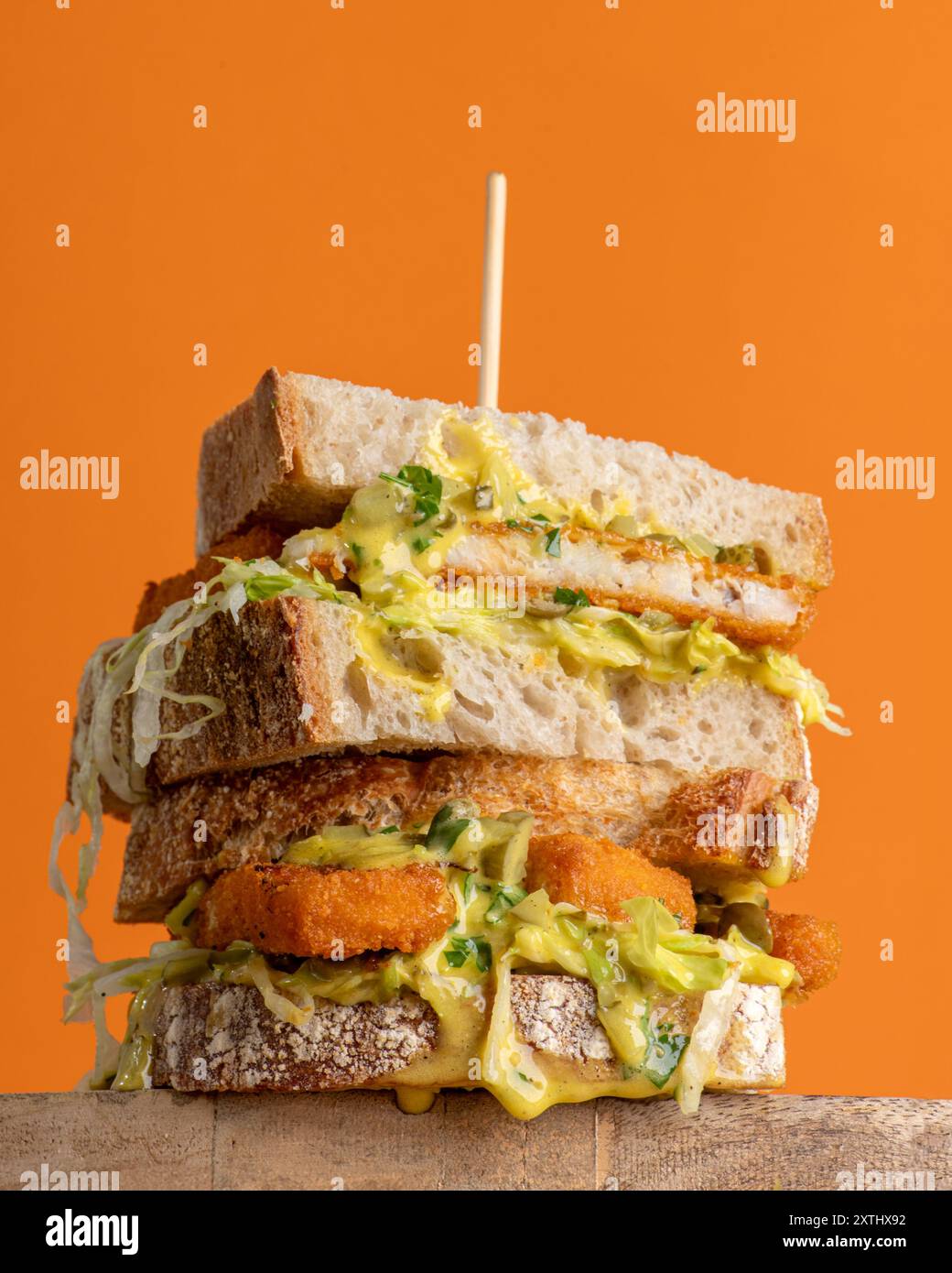 Fish Finger Sandwich Stock Photo - Alamy
