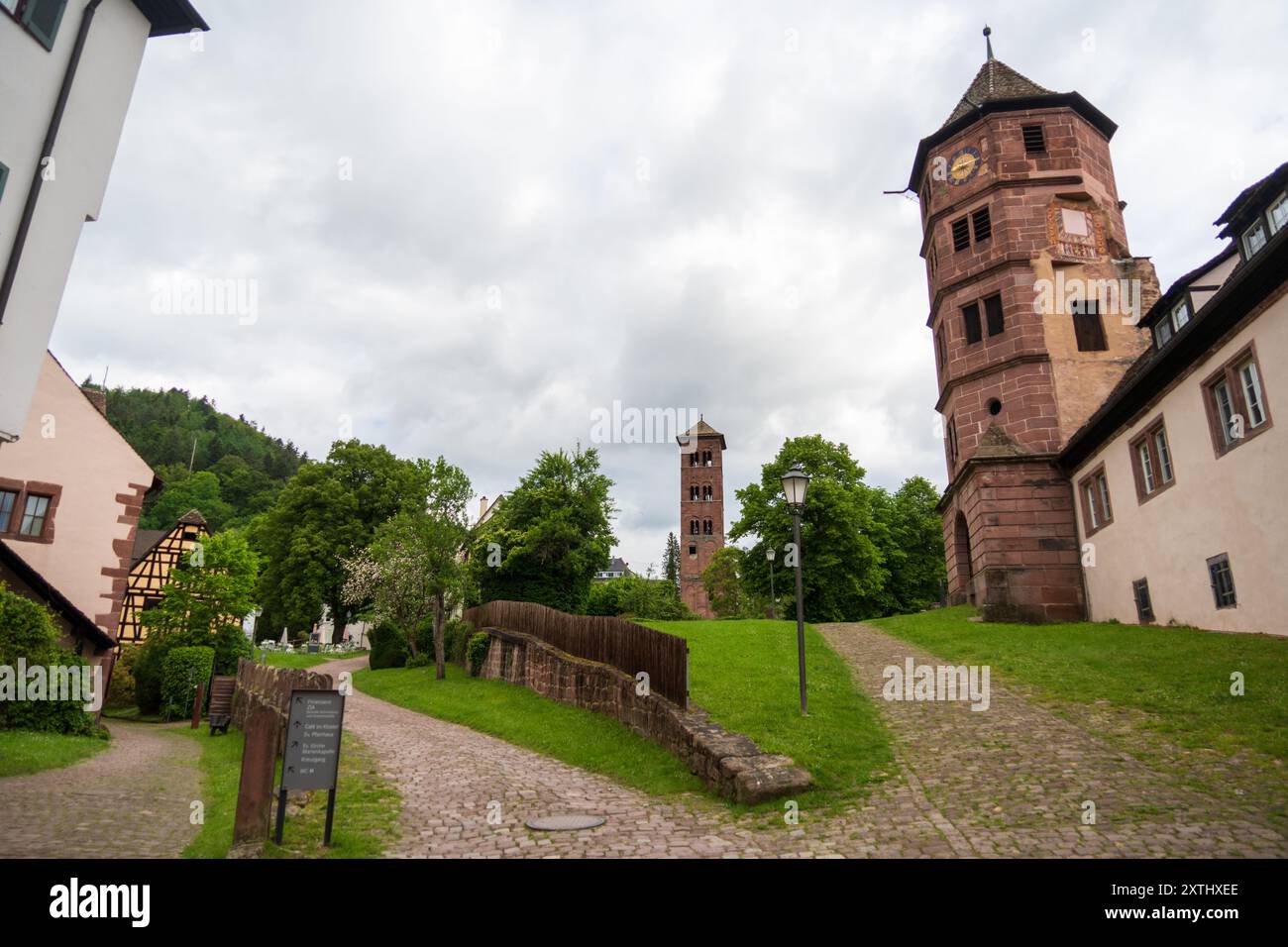 The Hirsau Abbey, formerly known as Hirschau Abbey in the Black Forest ...