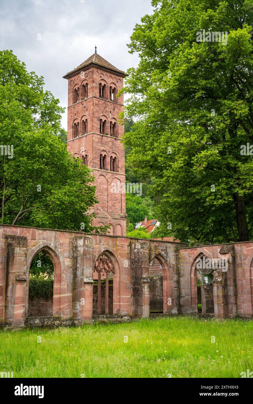 The Hirsau Abbey, formerly known as Hirschau Abbey in the Black Forest ...