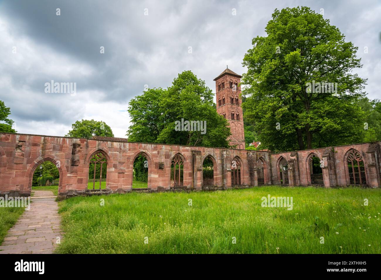 The Hirsau Abbey, formerly known as Hirschau Abbey in the Black Forest ...