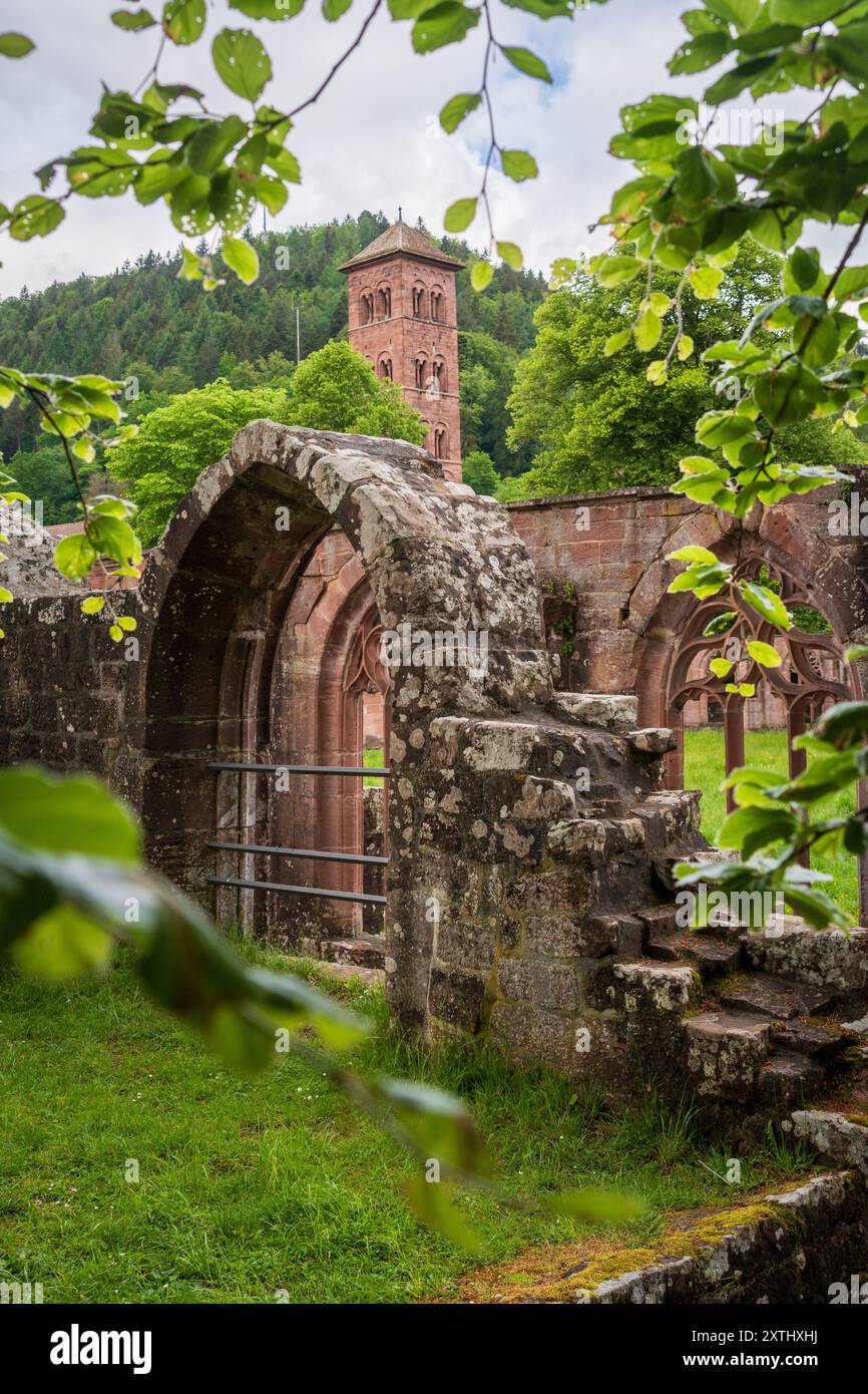 The Hirsau Abbey, formerly known as Hirschau Abbey in the Black Forest ...