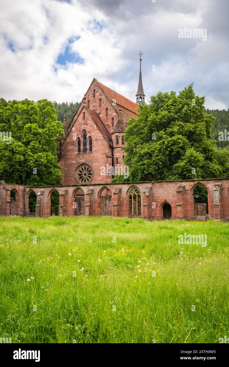 The Hirsau Abbey, formerly known as Hirschau Abbey in the Black Forest ...