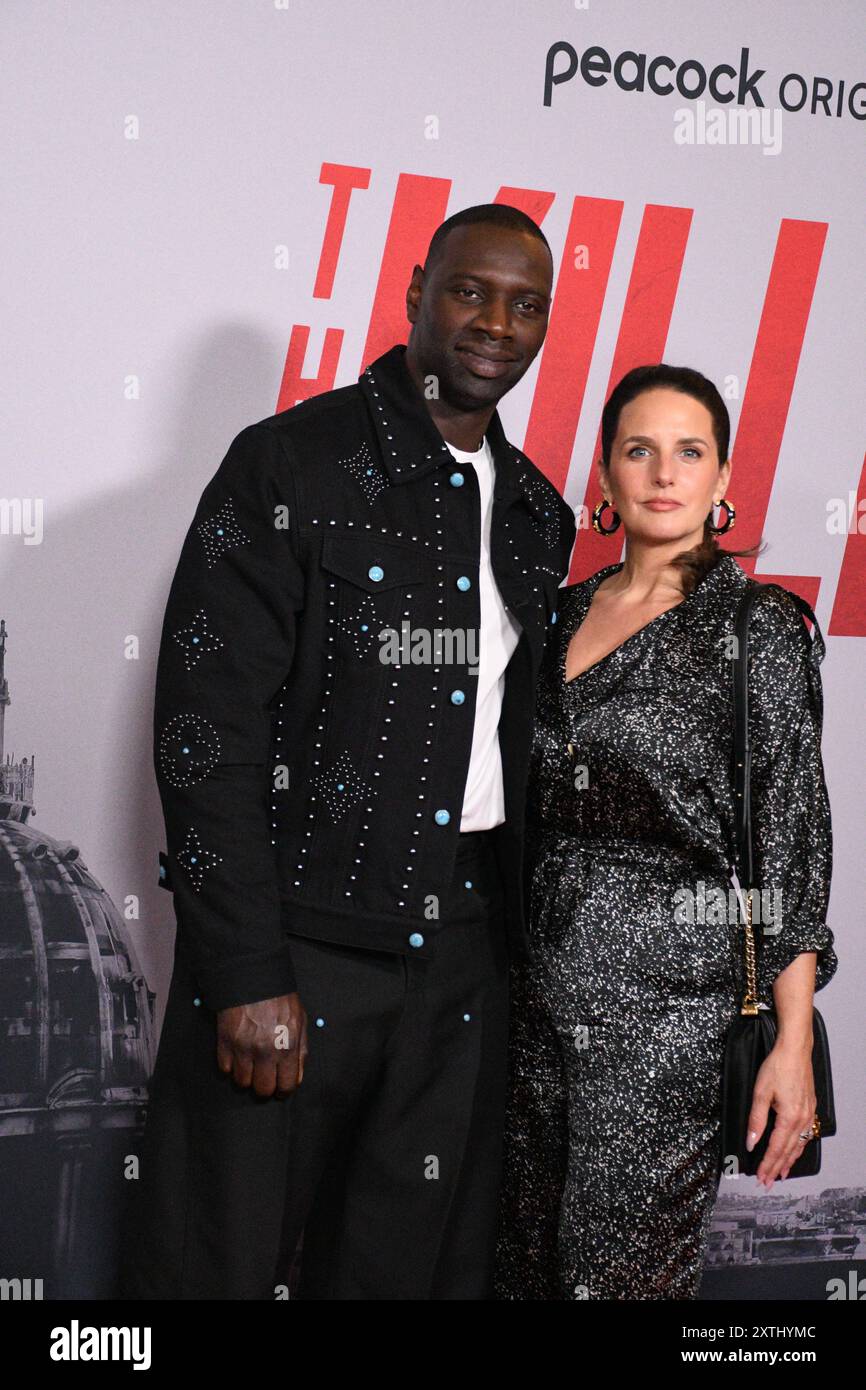 Los Angeles, California, USA 14th August 2024 Actor Omar Sy and wife ...