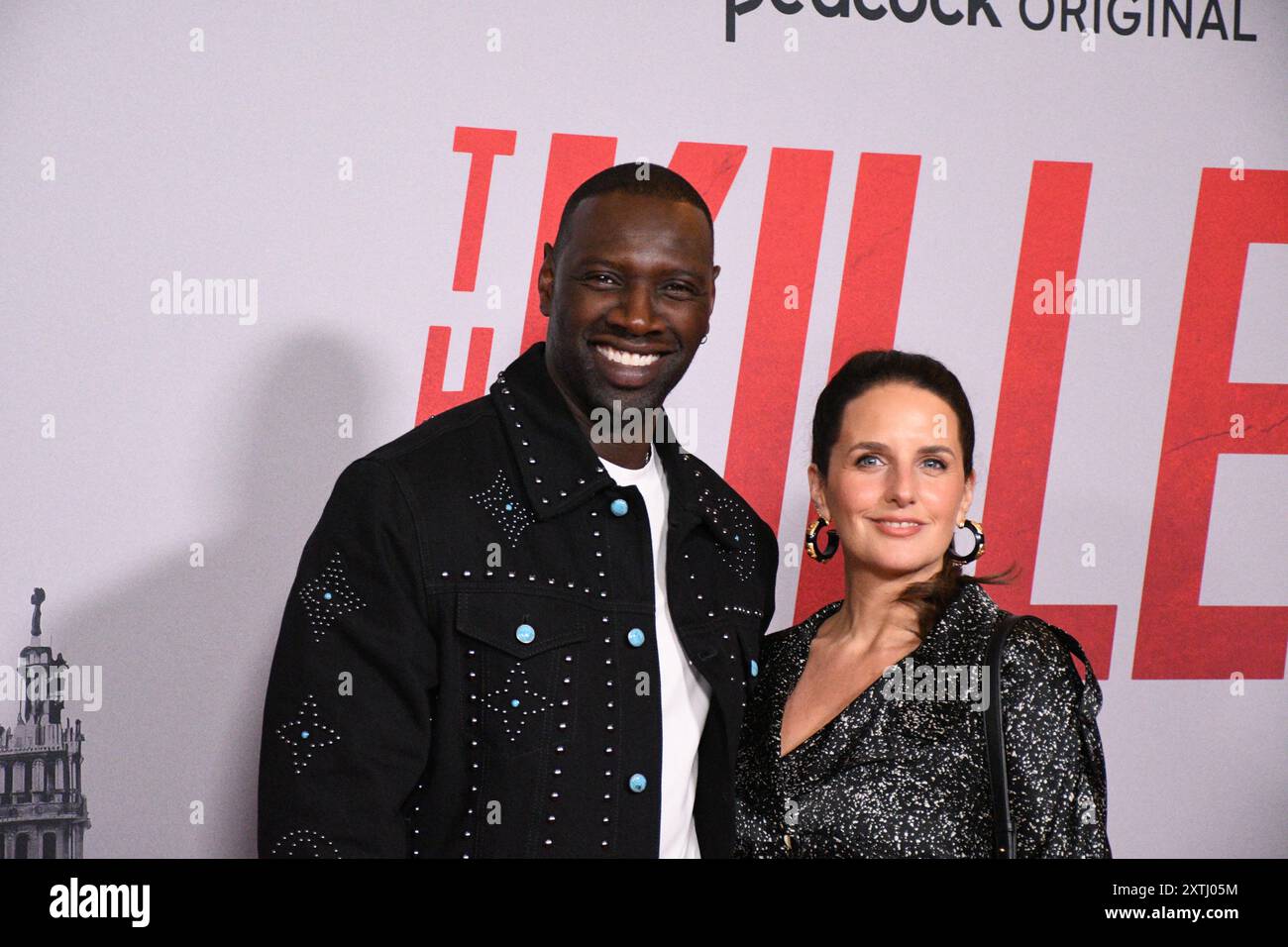 Los Angeles, California, USA 14th August 2024 Actor Omar Sy and wife ...