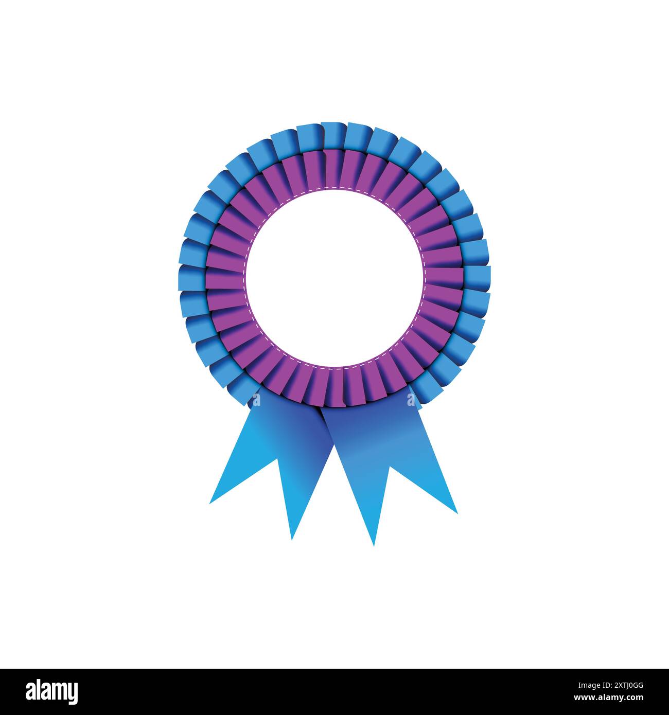 Modern award ribbon rosette vector design Stock Vector Image & Art - Alamy