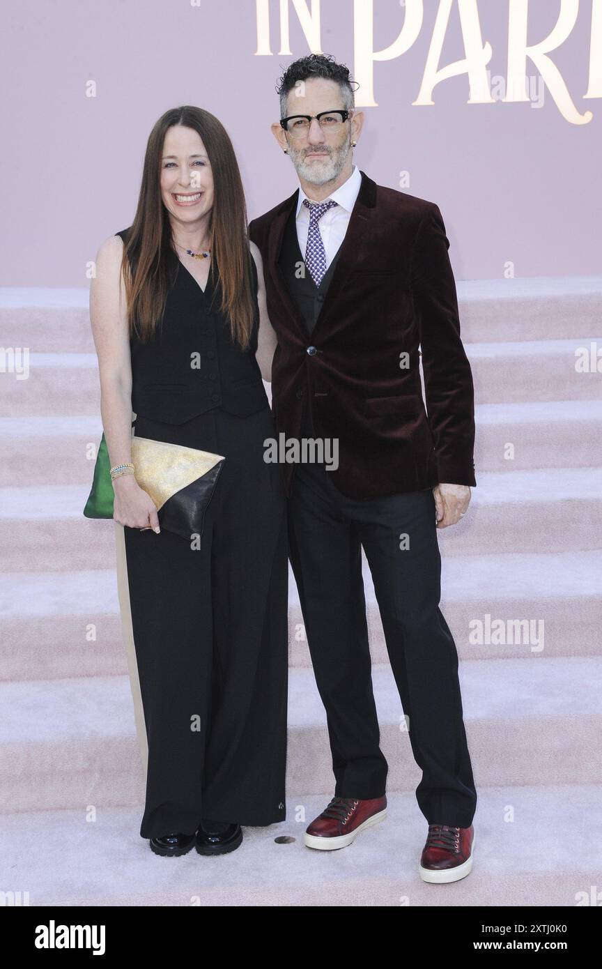 Ca. 14th Aug, 2024. Gabriel Mann, Allison Bloom at arrivals for EMILY IN PARIS Fourth Season ...