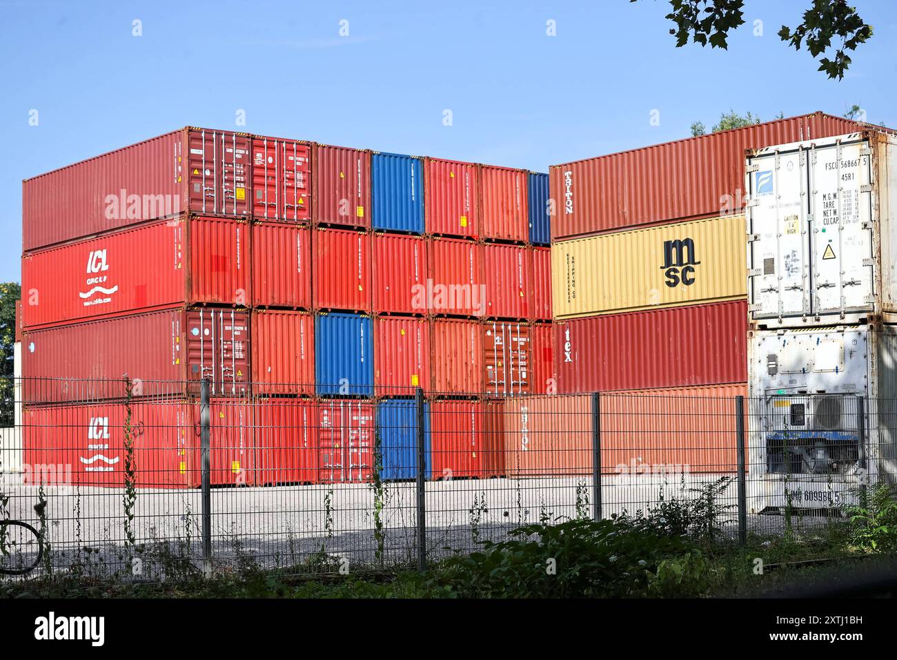 Seefracht-Container, Symbolbild, Container, ISO-ContainerFracht, 20 Fuß ...