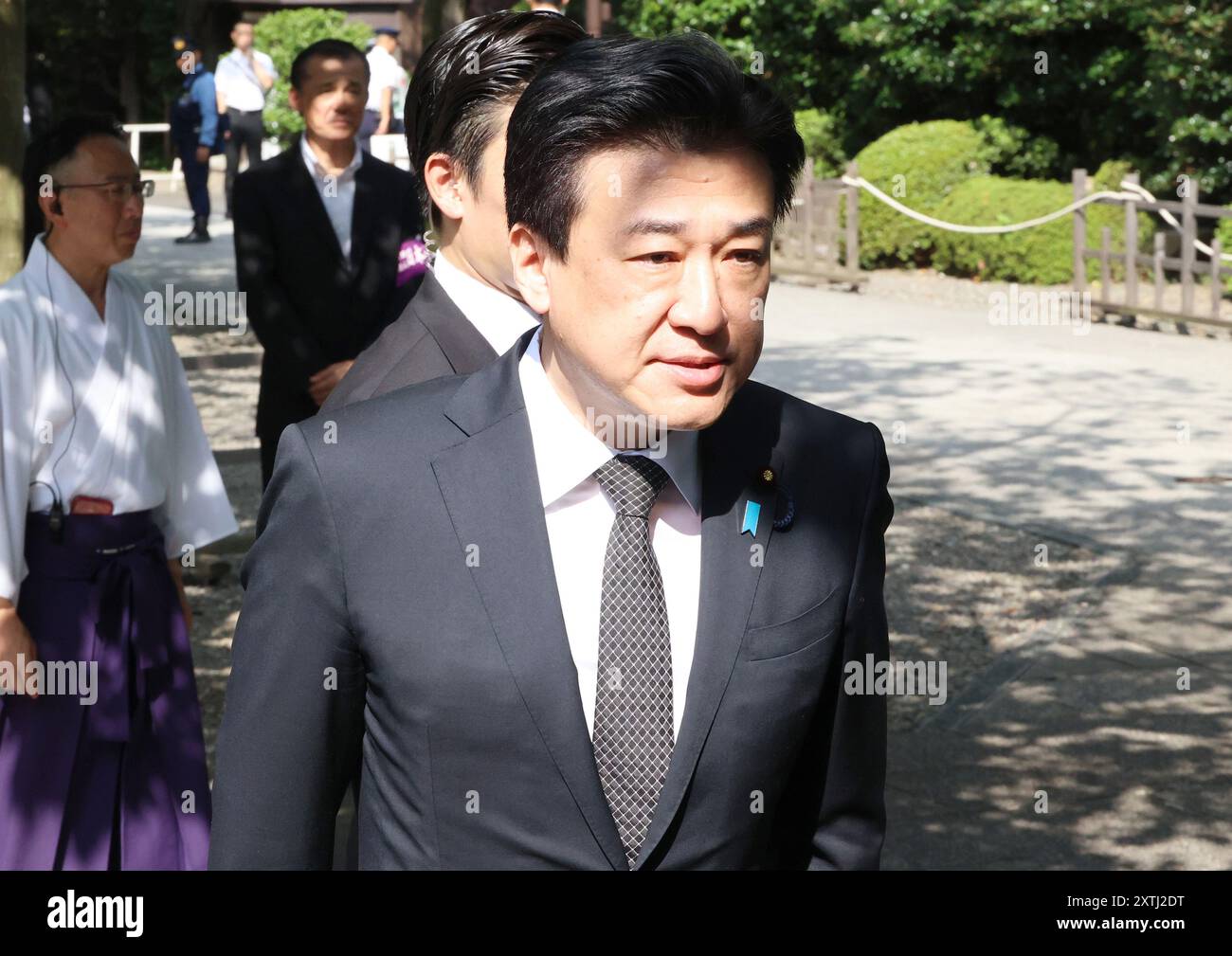 Tokyo, Japan. 15th Aug, 2024. Japanese Defense Minister Minoru ...