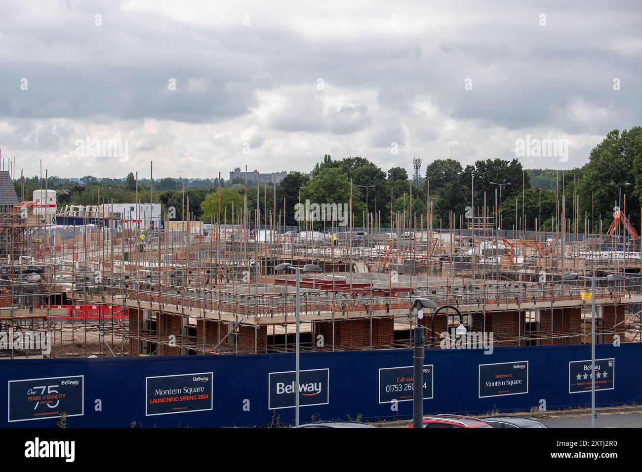 Slough, UK. 14th August, 2024. It has been reported that housebuilders ...