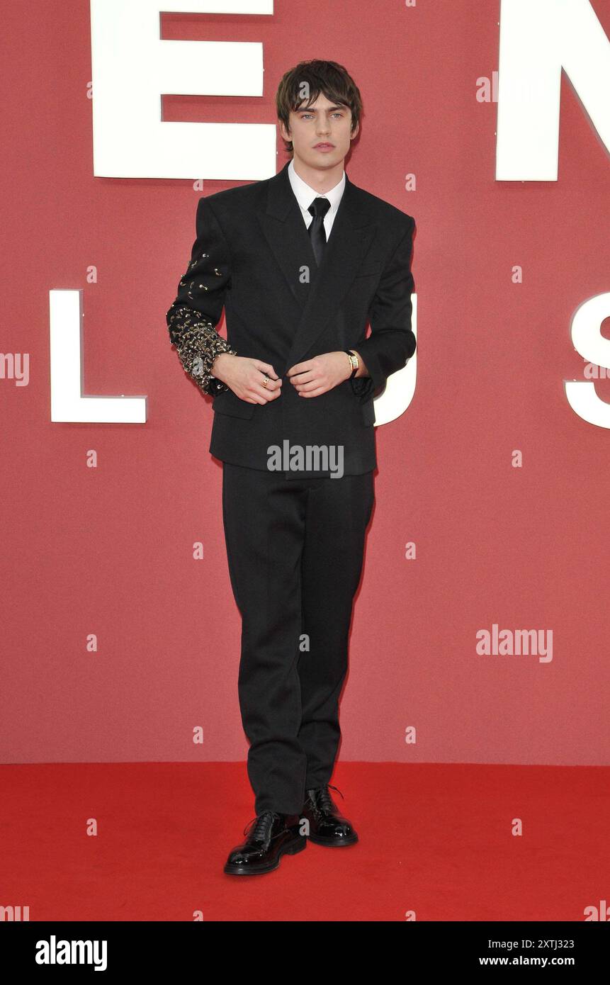 London, UK. 14th Aug, 2024. Spike Fearn at the "Alien: Romulus" UK gala ...