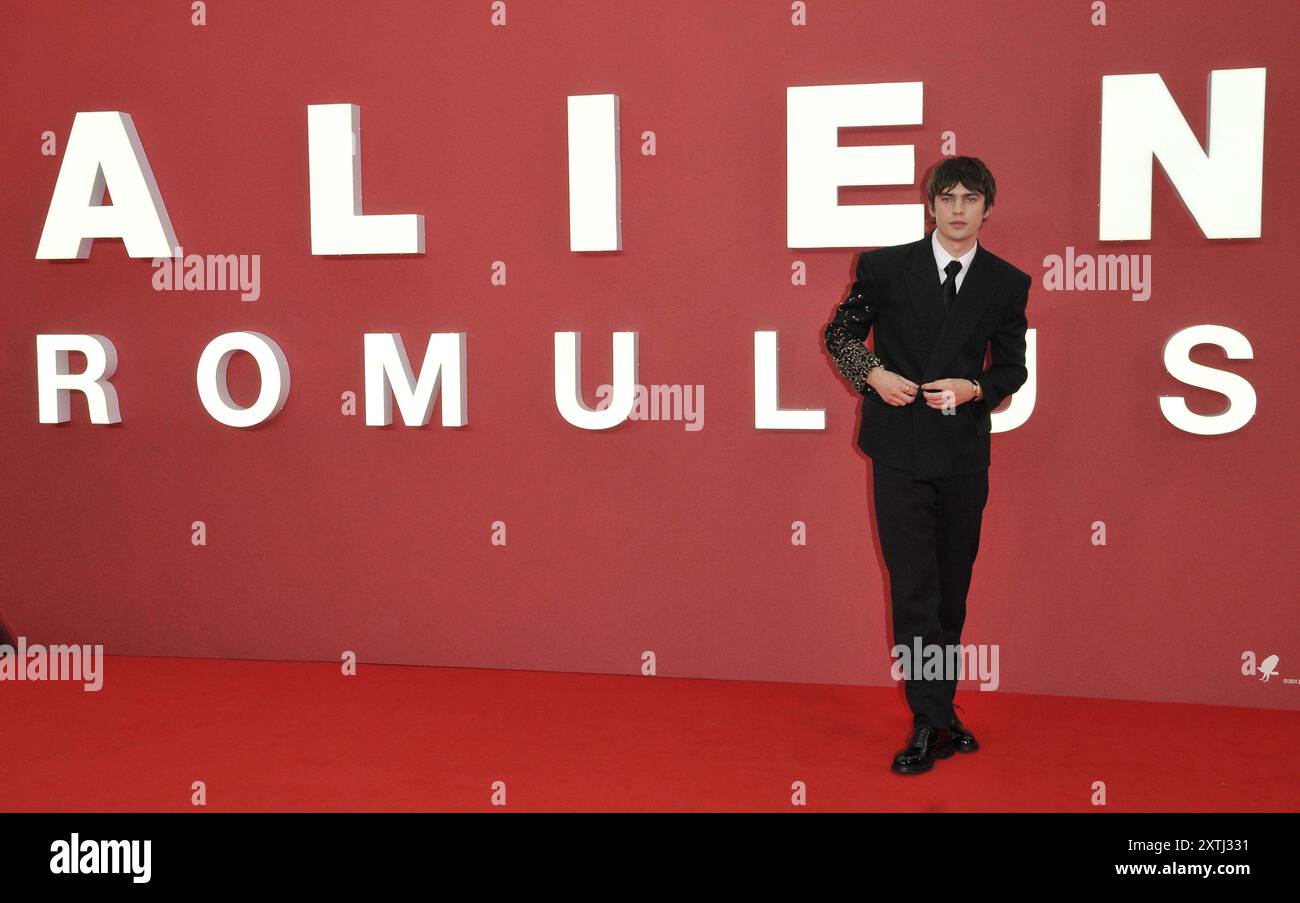 Spike Fearn at the "Alien: Romulus" UK gala screening, Cineworld ...