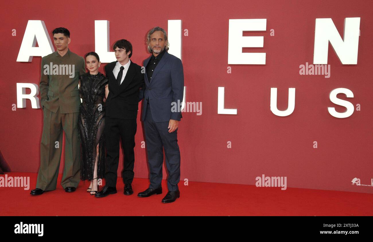 Archie Renaux, Cailee Spaeny, Spike Fearn and Fede Alvarez at the ...