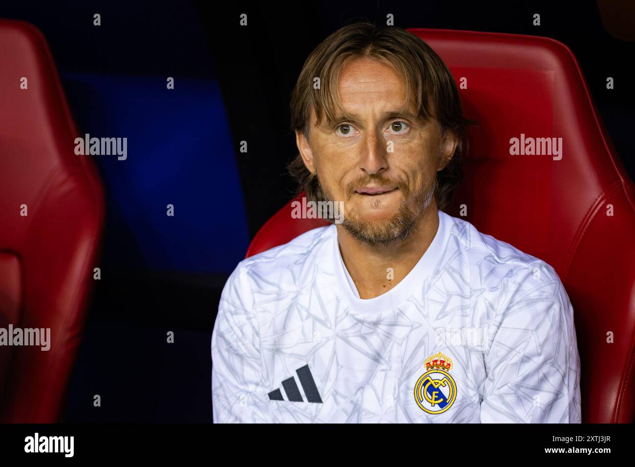 Luka Modric of Real seen during the UEFA Super Cup 2024 final match ...