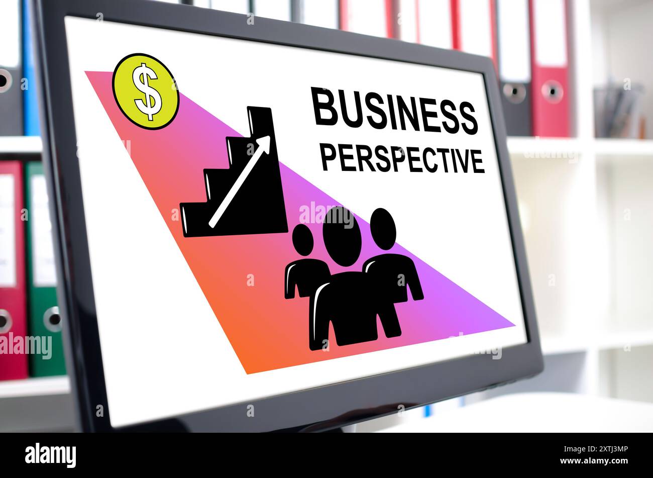 Business perspective concept shown on a computer screen Stock Photo - Alamy