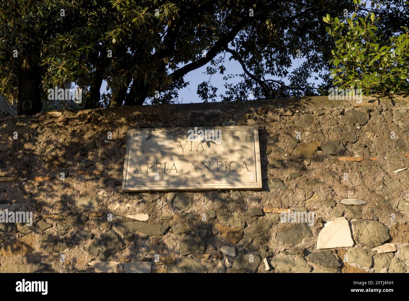 A Roman-era highway. The Via Appia Antica, the earliest road built by ...