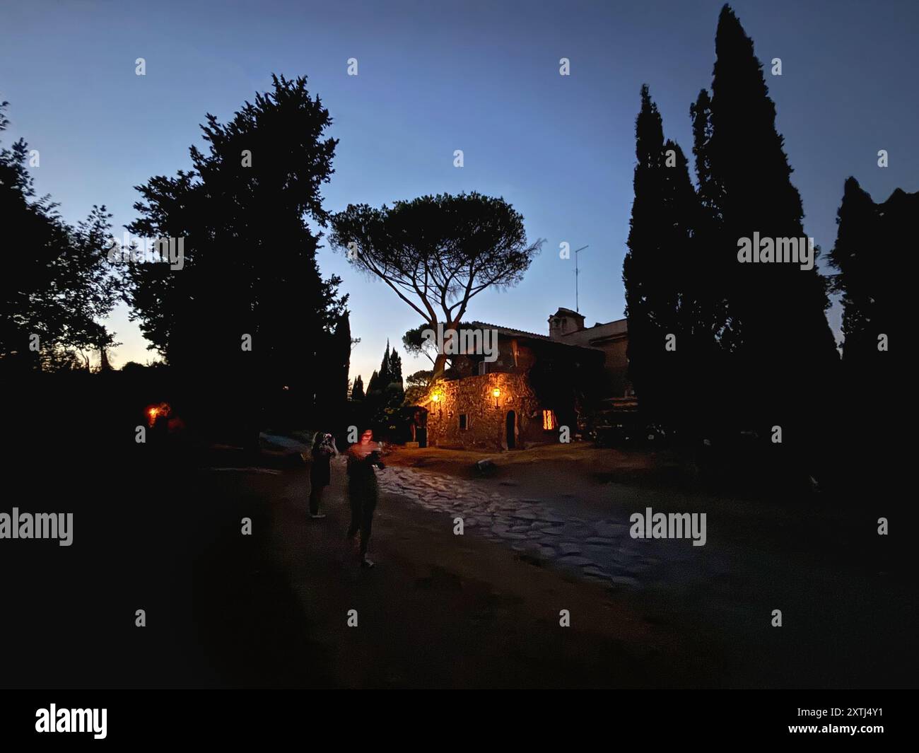 A Roman-era highway. The Via Appia Antica, the earliest road built by ...