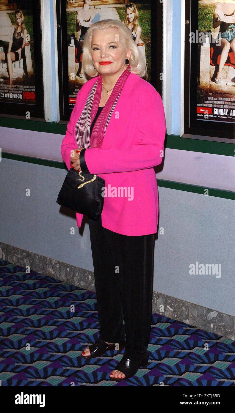 File photo - Cast member Gena Rowlands pictured as she arrives at the ...
