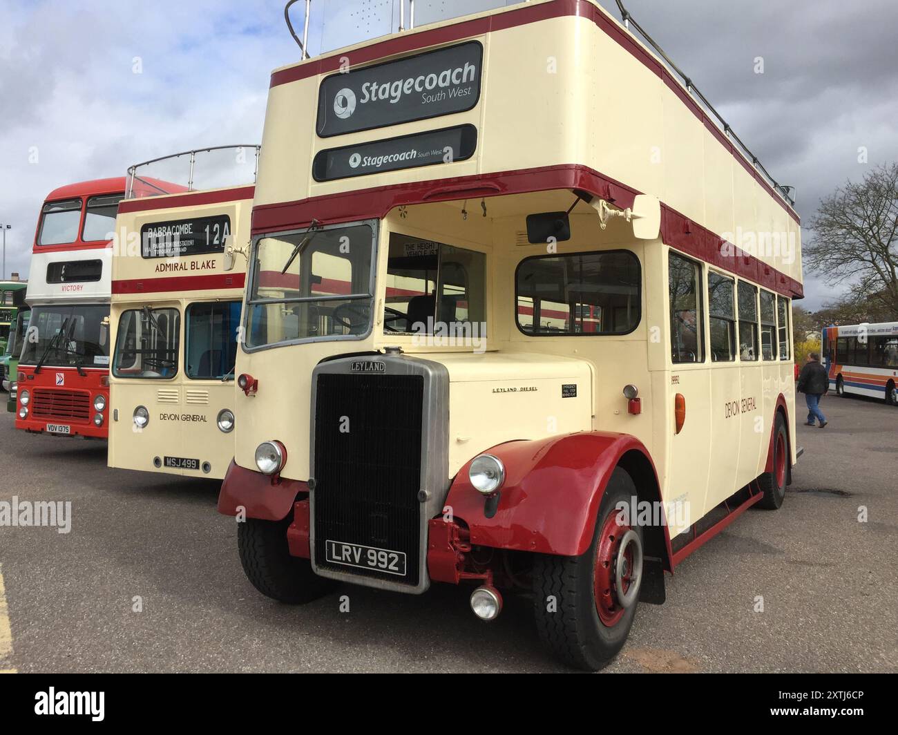 Classic Devon General Double Decker ( open toppers ) Buses on Display ...