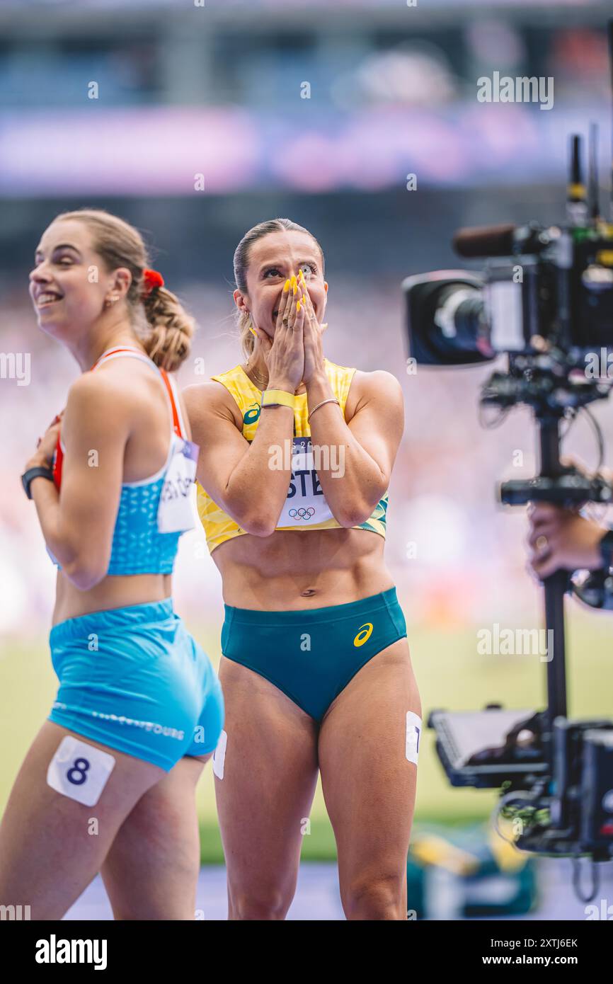 Bree Masters participating in the 100 meters at the Paris 2024 Olympic Games Stock Photo - Alamy