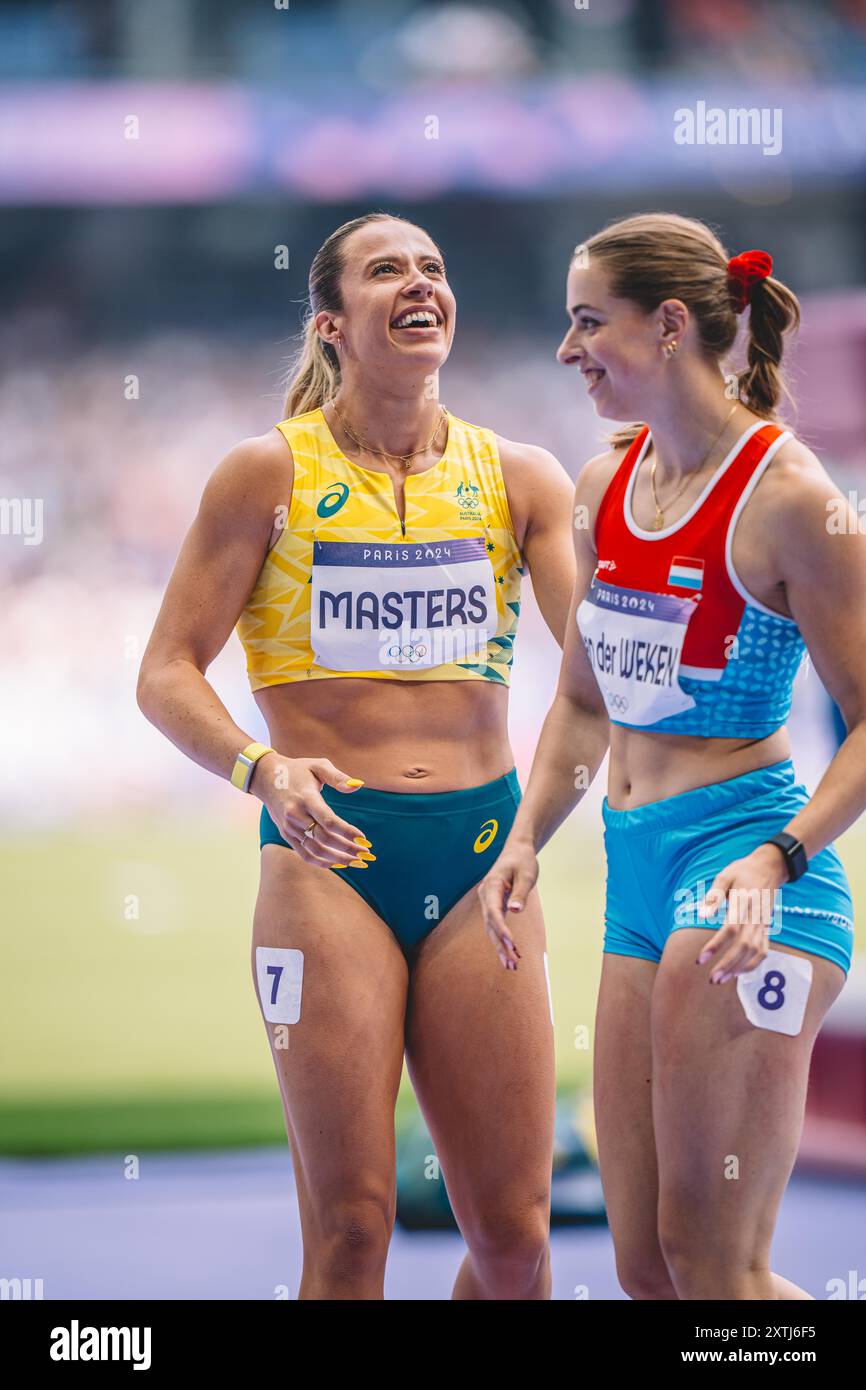Bree Masters participating in the 100 meters at the Paris 2024 Olympic Games Stock Photo - Alamy