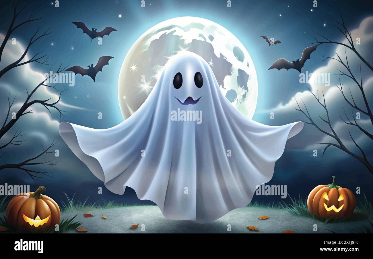 Halloween ghost Clipart on white background, ghost character clip art ... Halloween ghost Clipart on white background, ghost character clip art ...