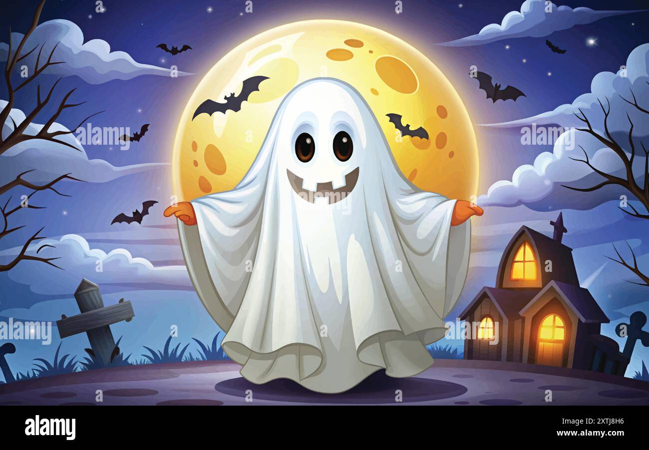 Halloween ghost Clipart on white background, ghost character clip art ... Halloween ghost Clipart on white background, ghost character clip art ...