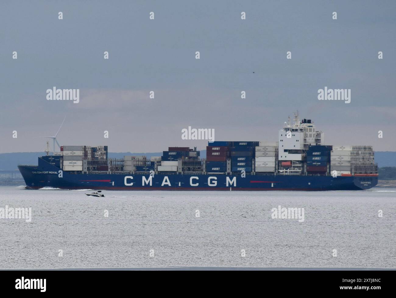 CMA CGM Fort Royal Container Ship at Chalkwell, Essex - August 2024 ...