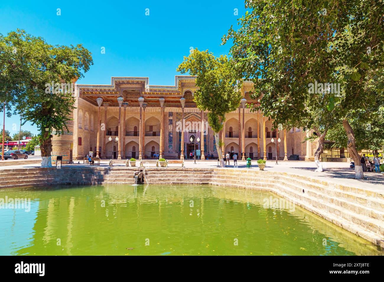 Ancient Bolo Hauz Mosque. UNESCO World Heritage Site. Bukhara ...