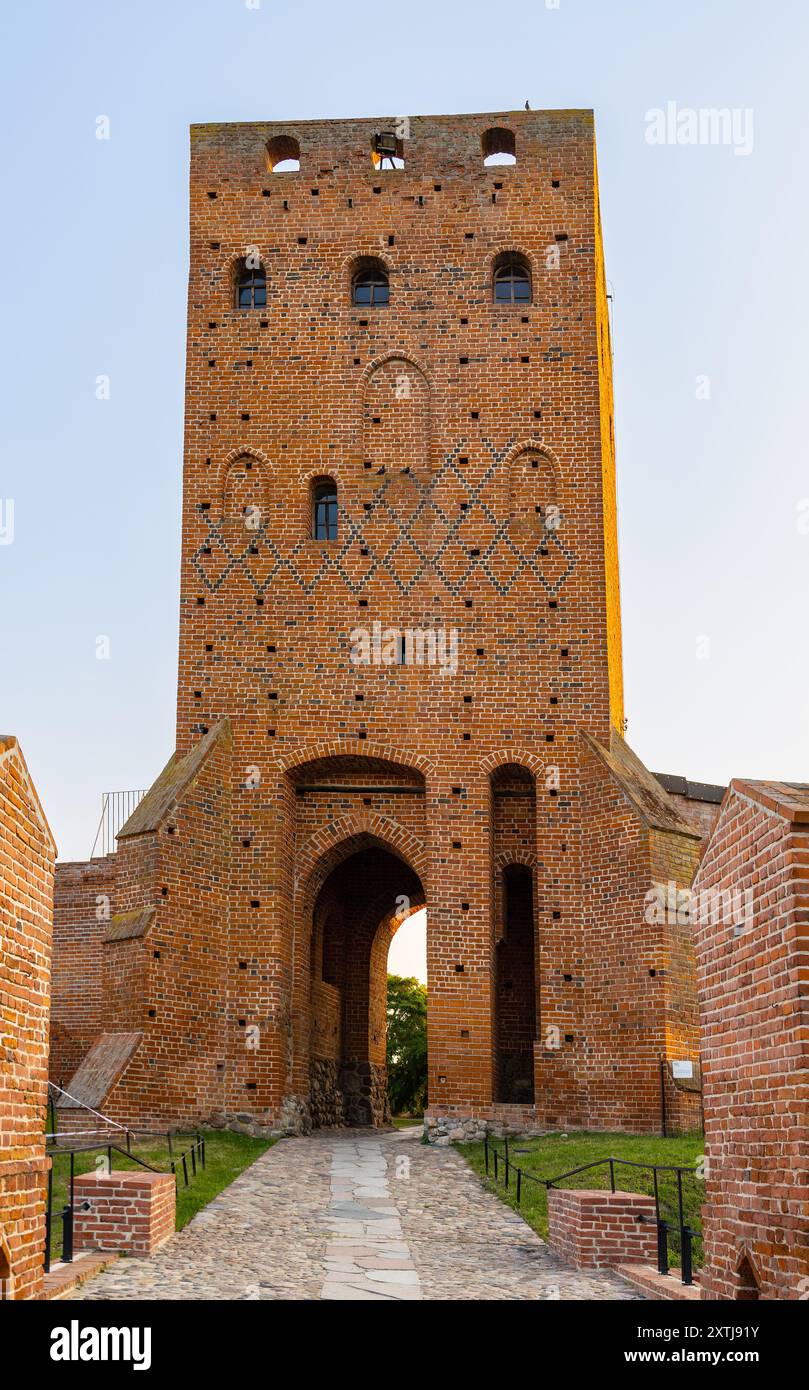 Czersk, Poland - July 15, 2024: Mazovian Princes medieval Castle with ...