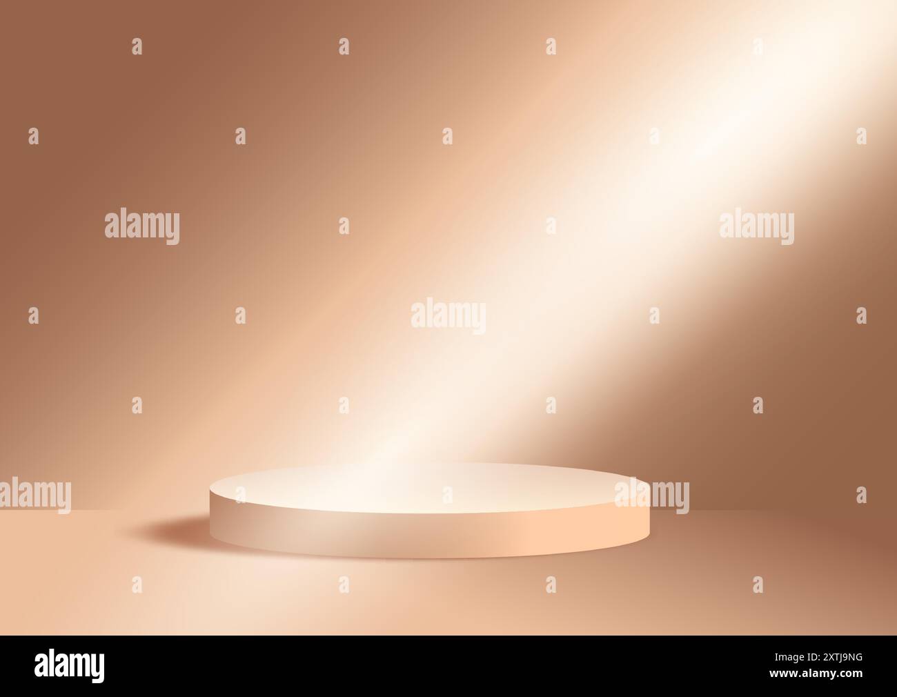 Minimal display background with a spotlight shining down on an empty ...