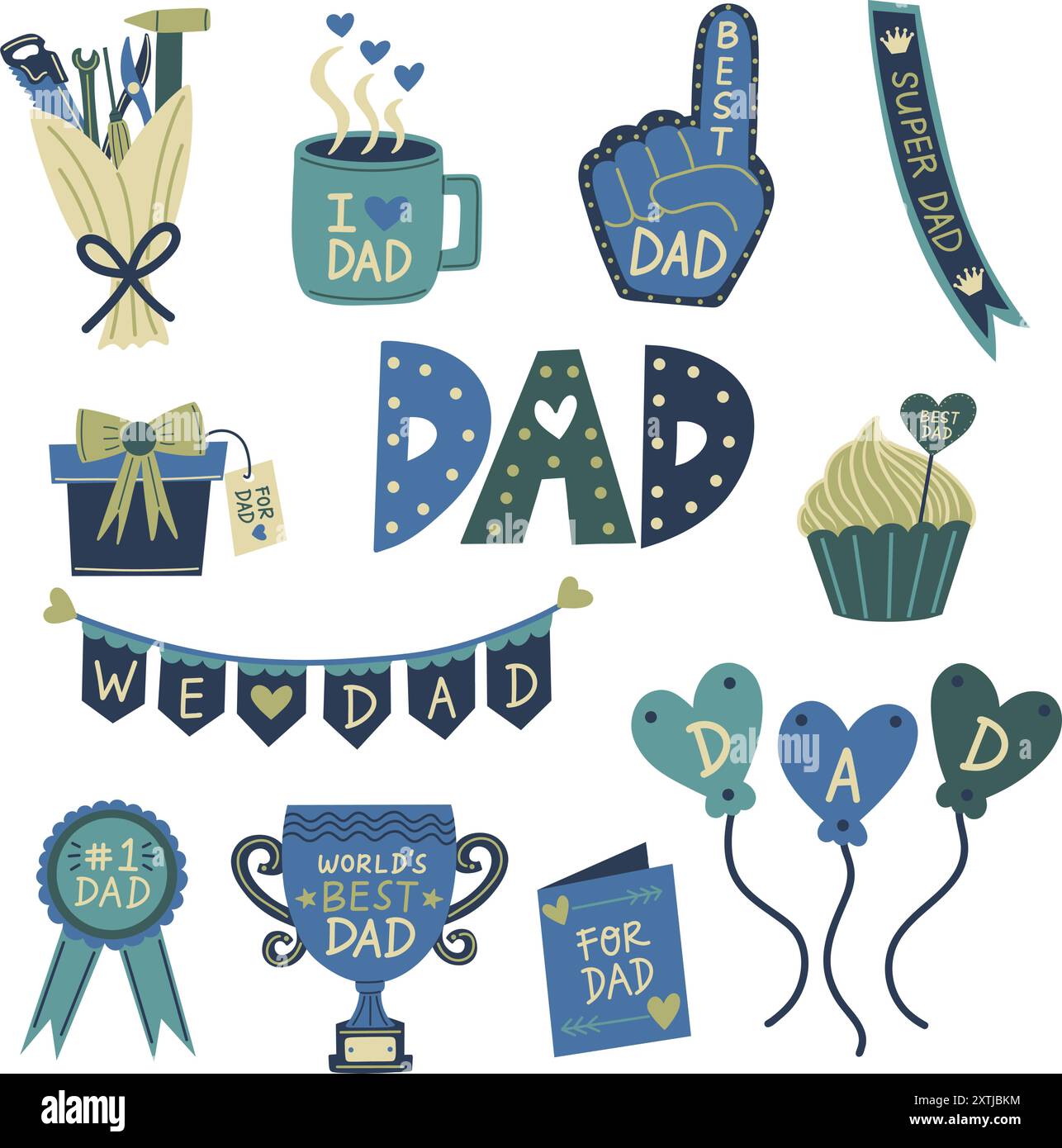 Number 1 dad hi-res stock photography and images - Alamy