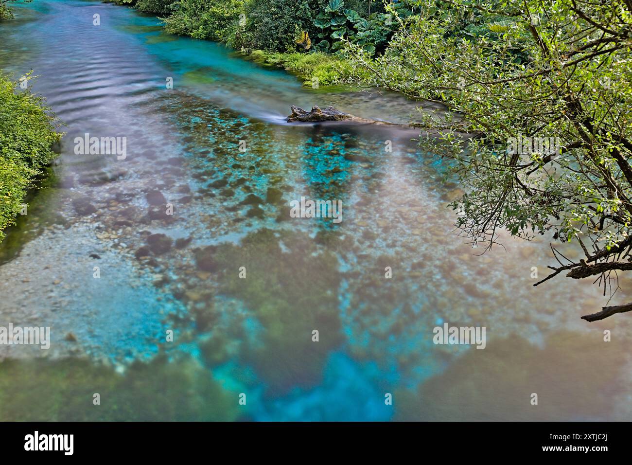 Blue eye natural spring crystal hi-res stock photography and images - Alamy